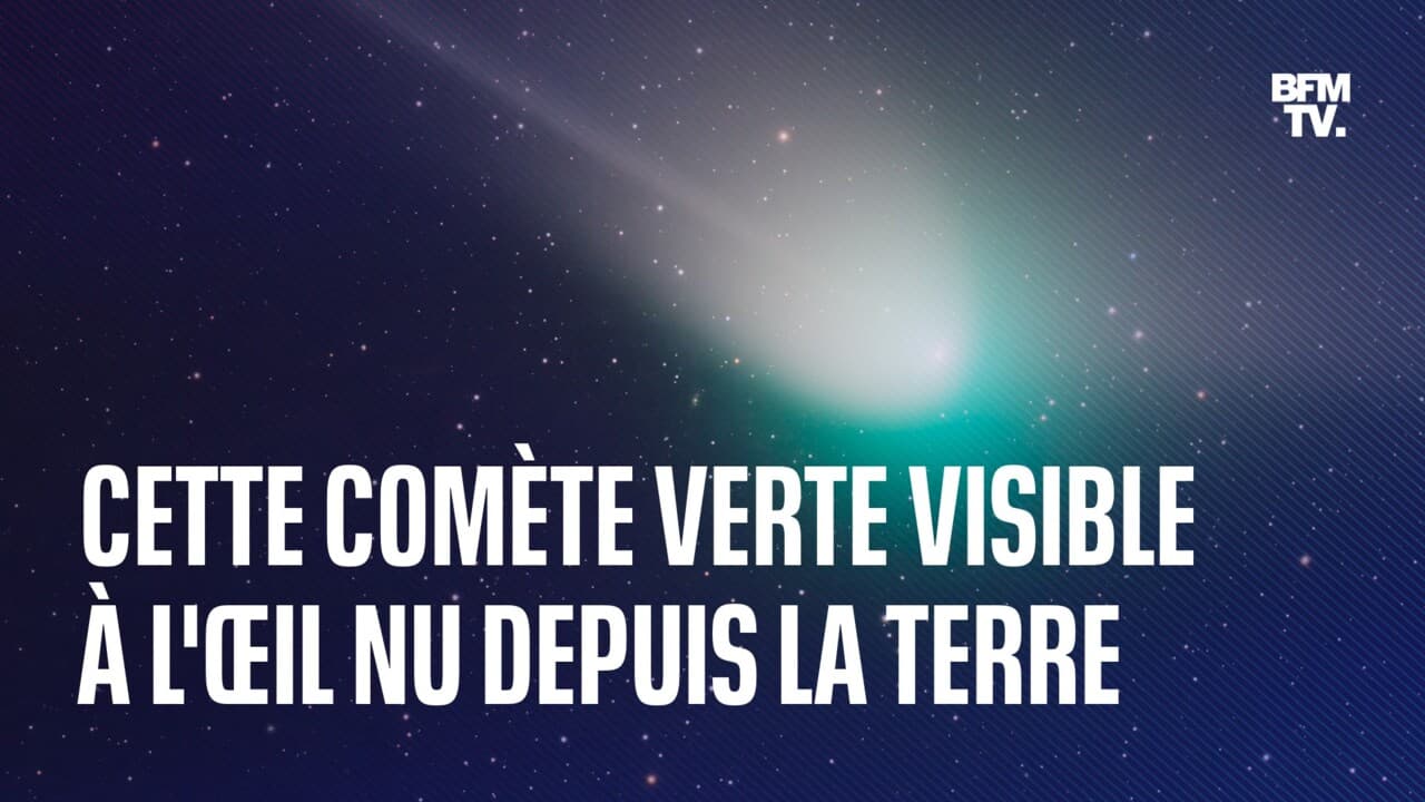 Cette comète verte est revenue saluer la Terre pour la première fois ...