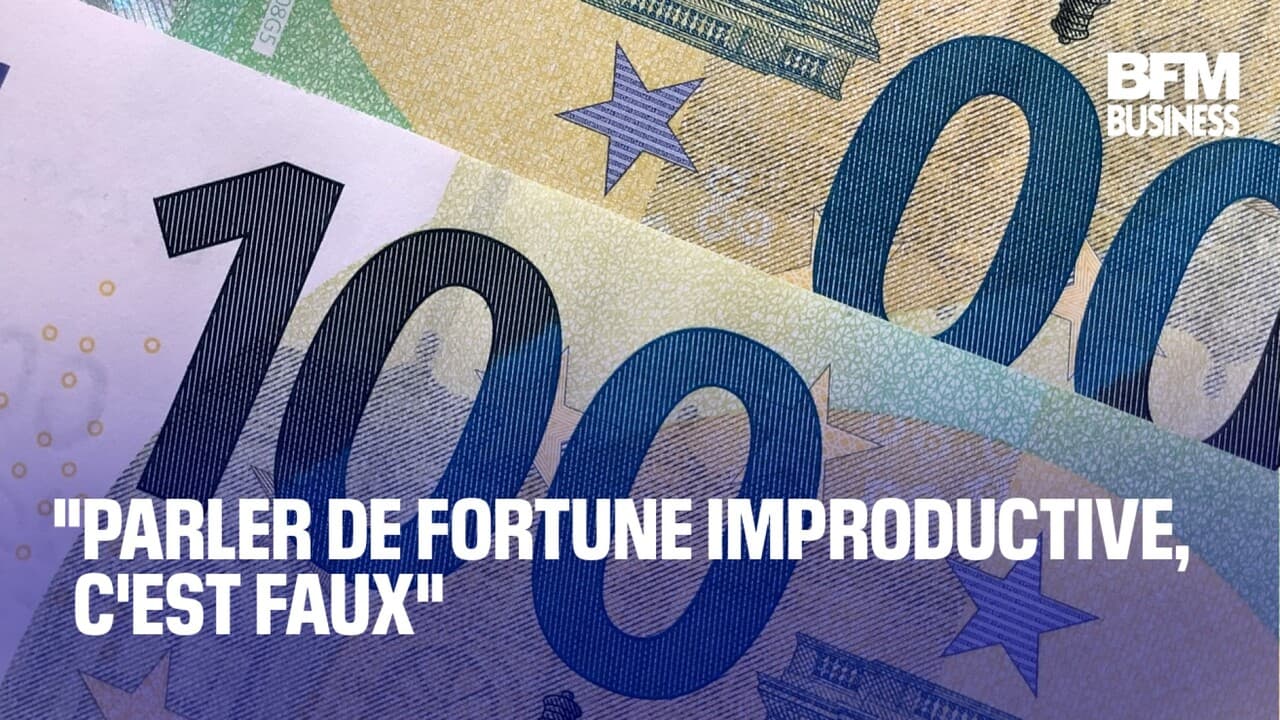 "Parler de fortune improductive, c'est faux"
