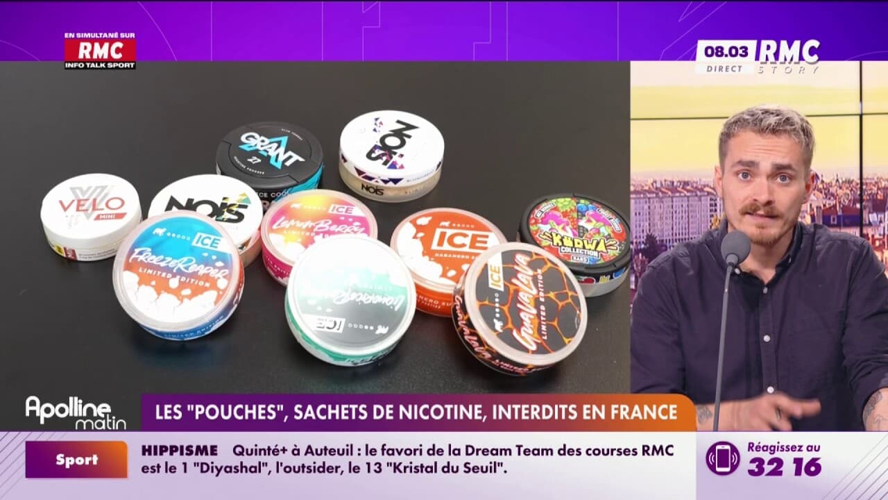 Les "pouches", sachets de nicotine, vont être interdits en France