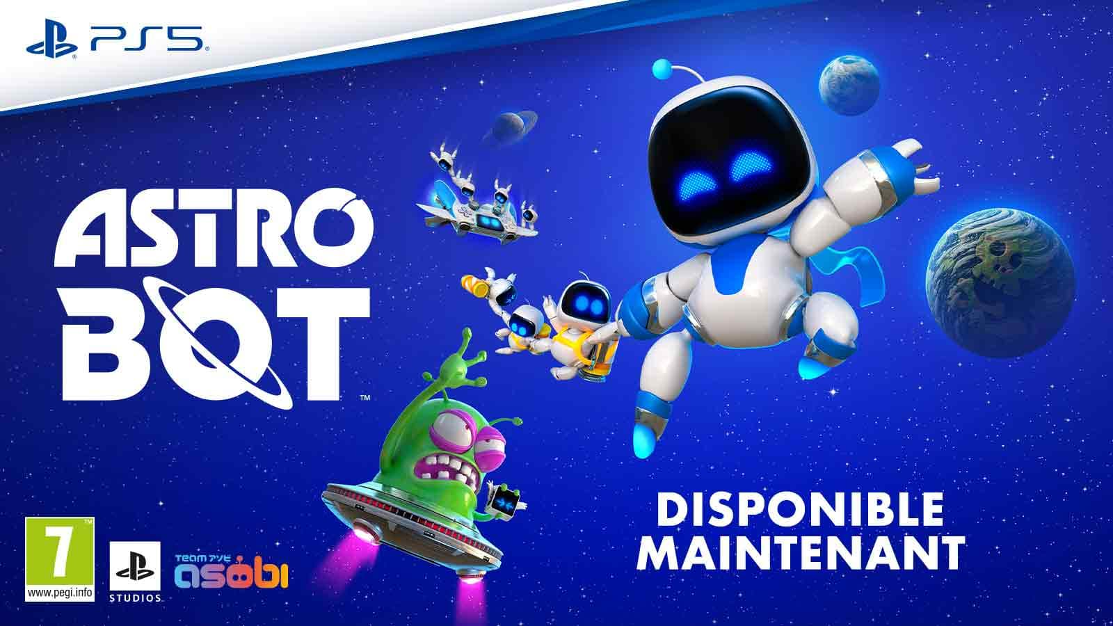 Ne manquez pas la sortie d’ASTRO BOT exclusivement sur PS5