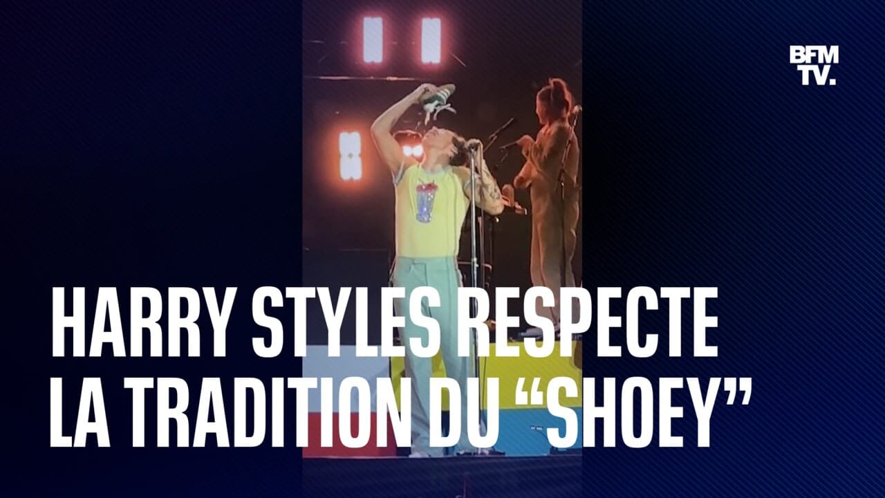 Harry Styles a respecté la tradition australienne du “Shoey” pendant ...