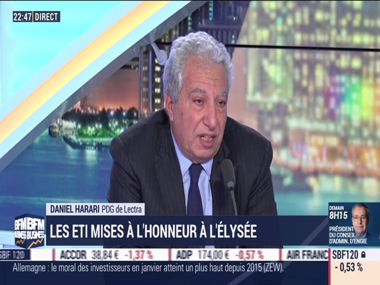 Daniel Harari (Lectra): Les ETI mises à l’honneur à l’Élysée - 21/01