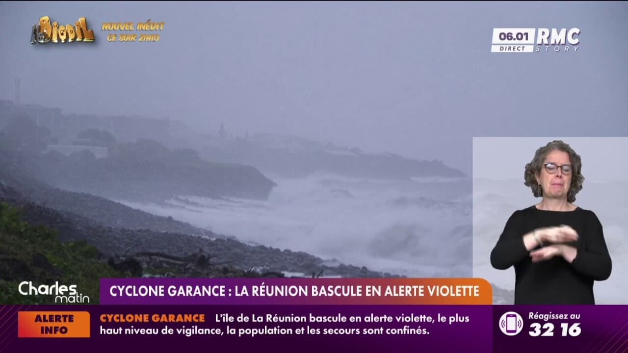 Cyclone Garance: La Réunion bascule en alerte violette
