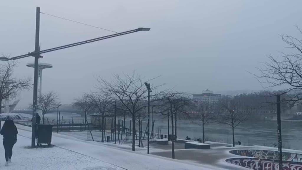 La neige de retour à Lyon