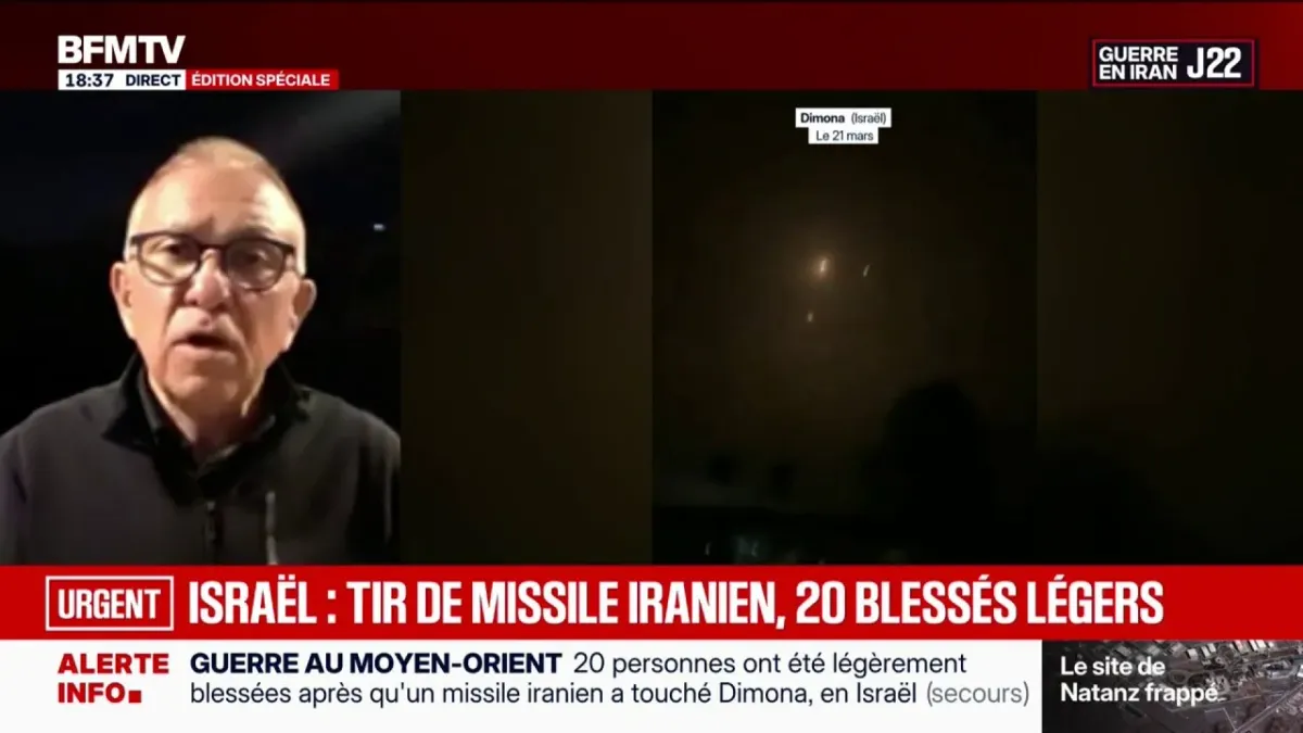 Guerre au Moyen-Orient : un missile iranien a frappé Dimona en Israël ...