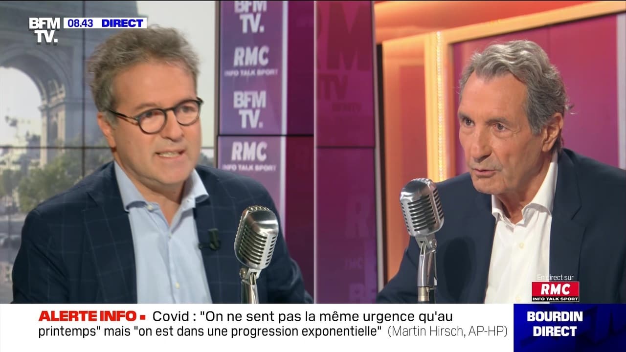Martin Hirsch face à Jean-Jacques Bourdin en direct - 14/09