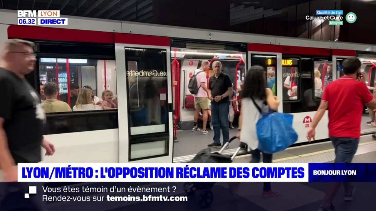 Métro à Lyon: l'opposition réclame des comptes après les pannes régulières