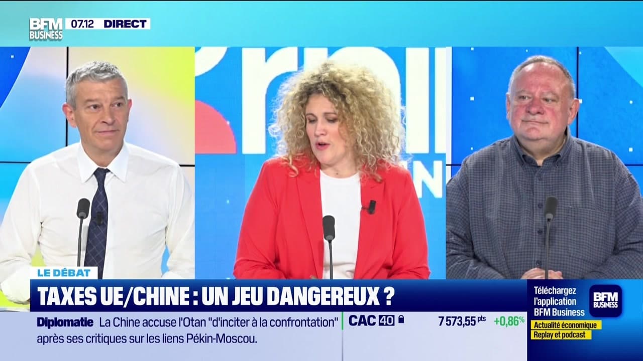 Nicolas Doze face à Jean-Marc Daniel : Taxes UE/Chine, un jeu dangereux ...