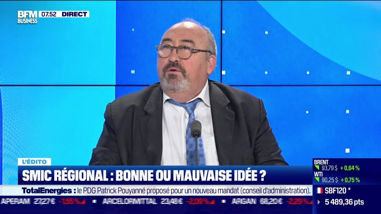 Emmanuel Lechypre : Smic régional, bonne ou mauvaise idée ? - 22/09