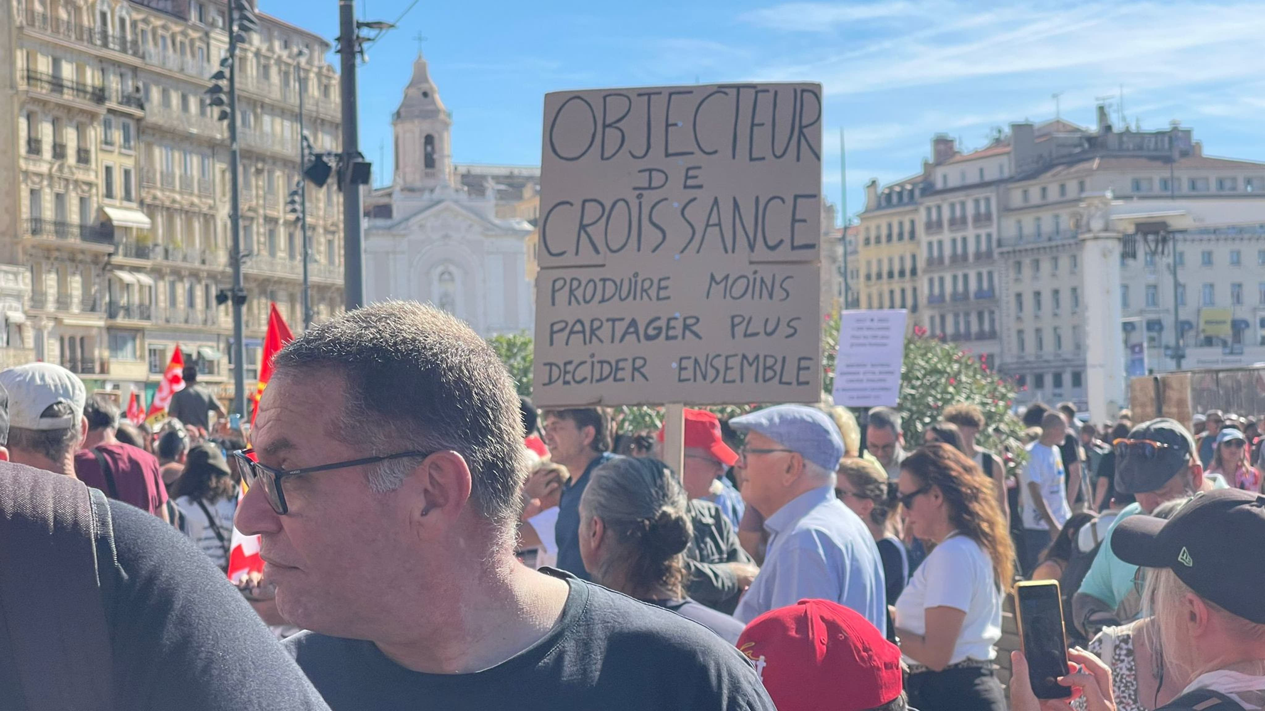 Grève du 18 septembre: plus de 15.000 manifestants à Marseille, Jean ...