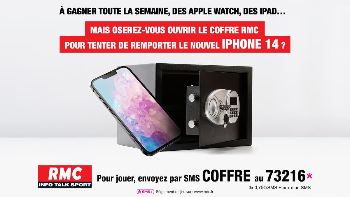 Grand jeu du "Coffre RMC" : tentez de gagner le tout dernier IPhone 14