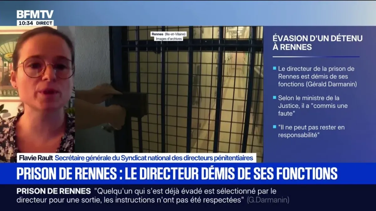 Mise à pied d'un directeur de prison à Rennes: "Nous sommes ...