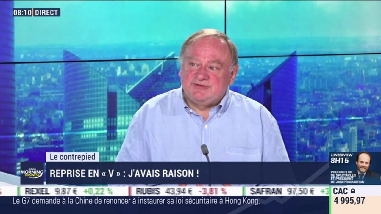 Jean-Marc Daniel : J'avais raison de la reprise en "V" - 18/06