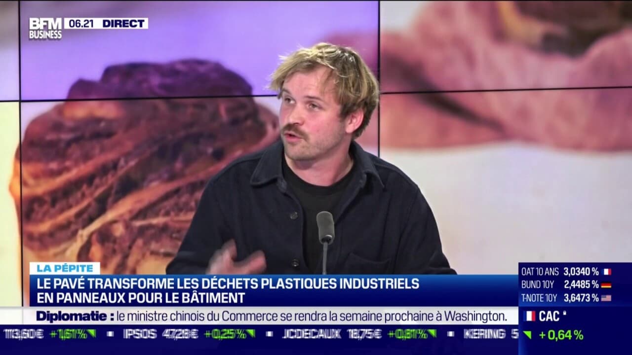 La start-up "Le Pavé" transforme les déchets plastiques industriels en ...