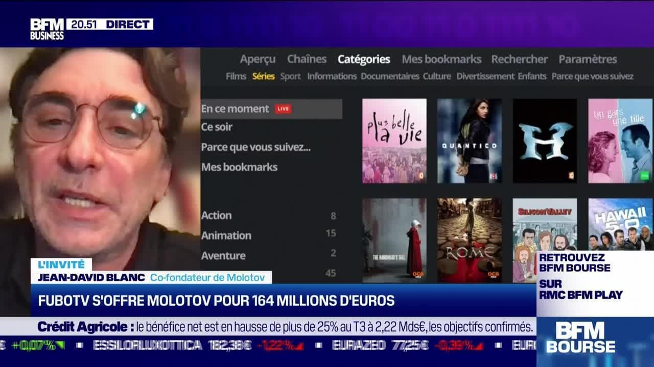 Jean-David Blanc (Molotov) : FuboTV s'offre Molotov pour 164 millions d ...