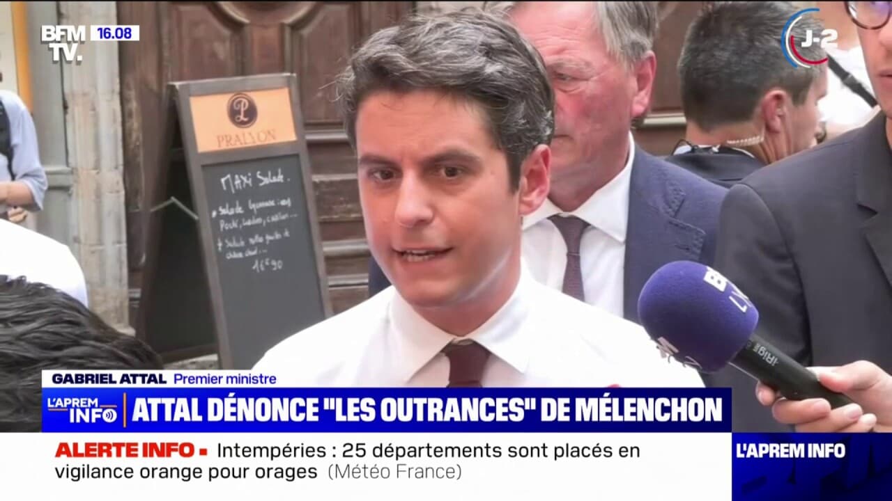Législatives: Gabriel Attal dénonce Législatives: Gabriel Attal dénonce