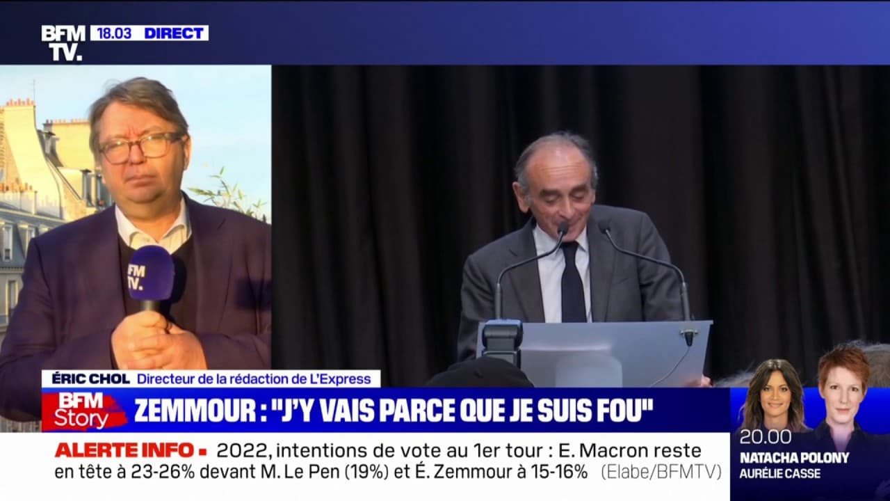 Éric Chol à propos d'Éric Zemmour: "Il faut prendre le système de ...