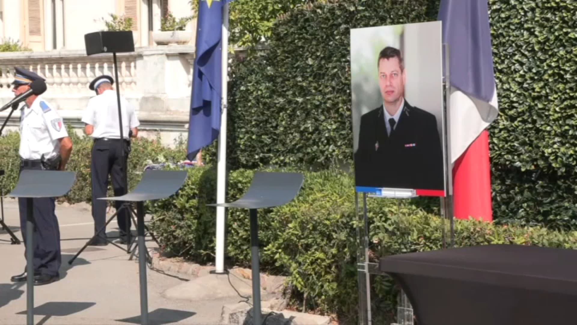 Gendarme tué dans les Alpes-Maritimes: des hommages rendus à Éric Comyn ...