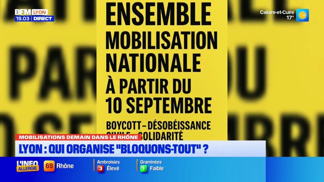 Lyon : qui organise "bloquons tout"