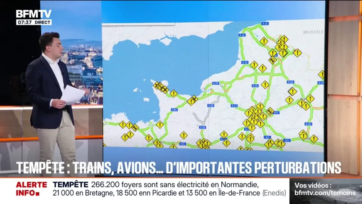 Tempête Goretti: des perturbations sur les routes du quart nord-ouest ...