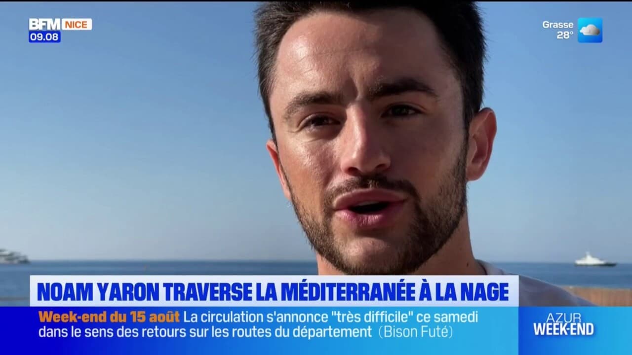 Noam Yaron va traverser la Méditerranée à la nage entre Calvi et Monaco