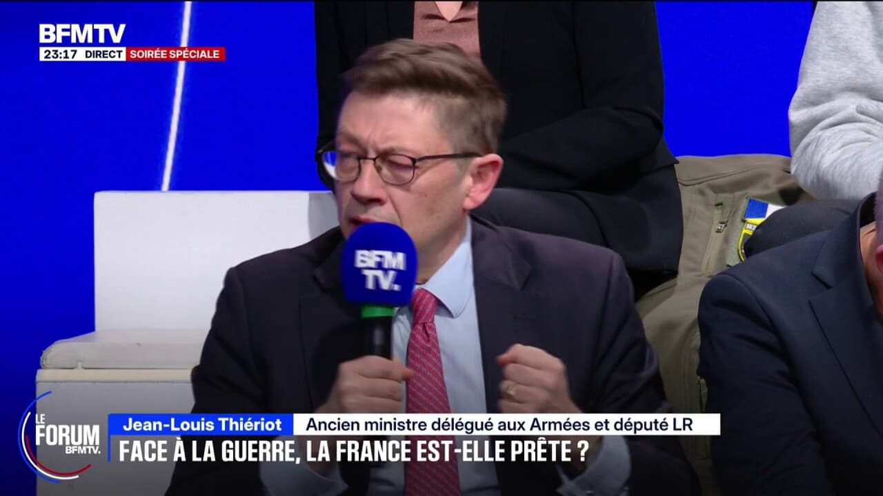 FORUM BFM - Jean-Louis Thiérot, ancien ministre délégué aux Armées et ...