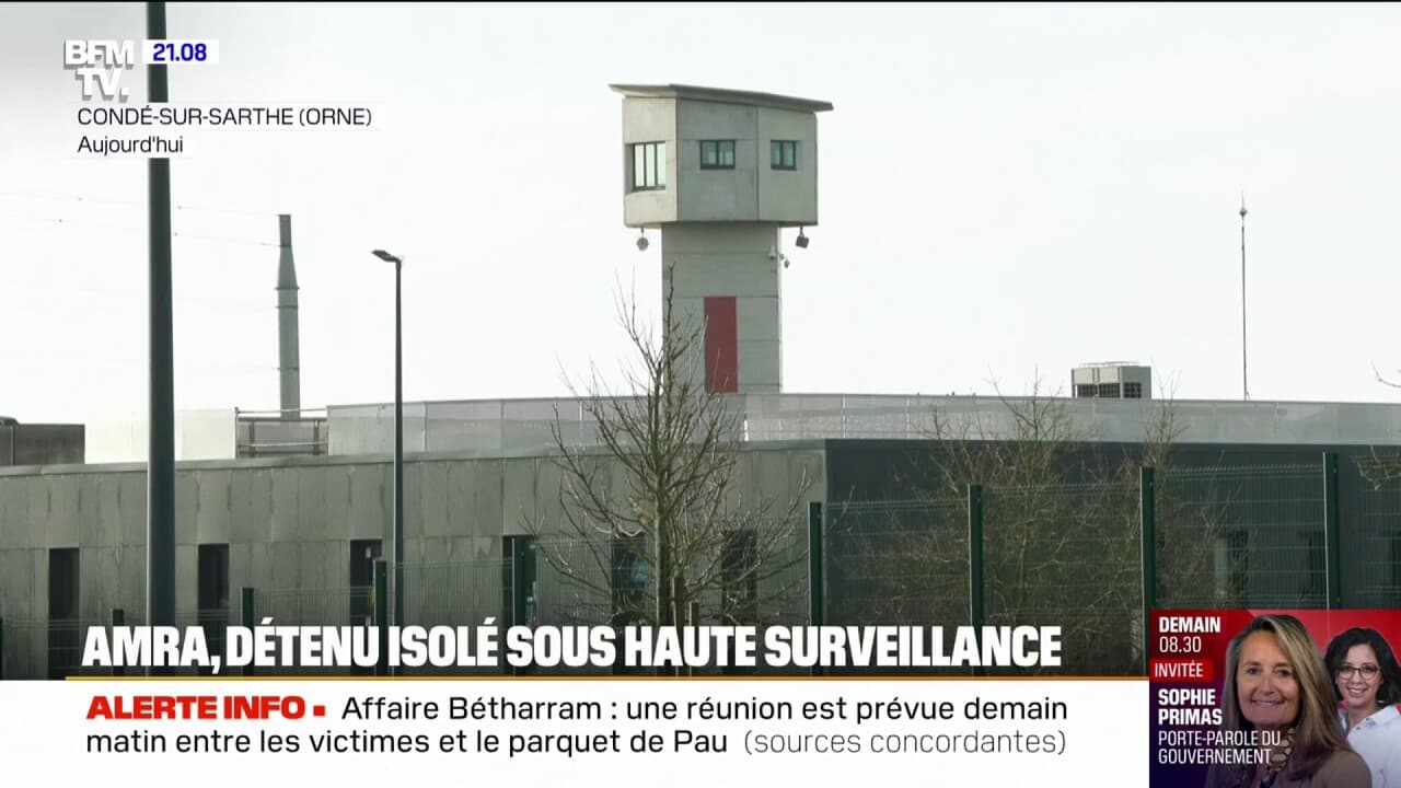 Mohamed Amra sera un détenu isolé sous haute surveillance dans la prison de Condé-sur-Sarthe
