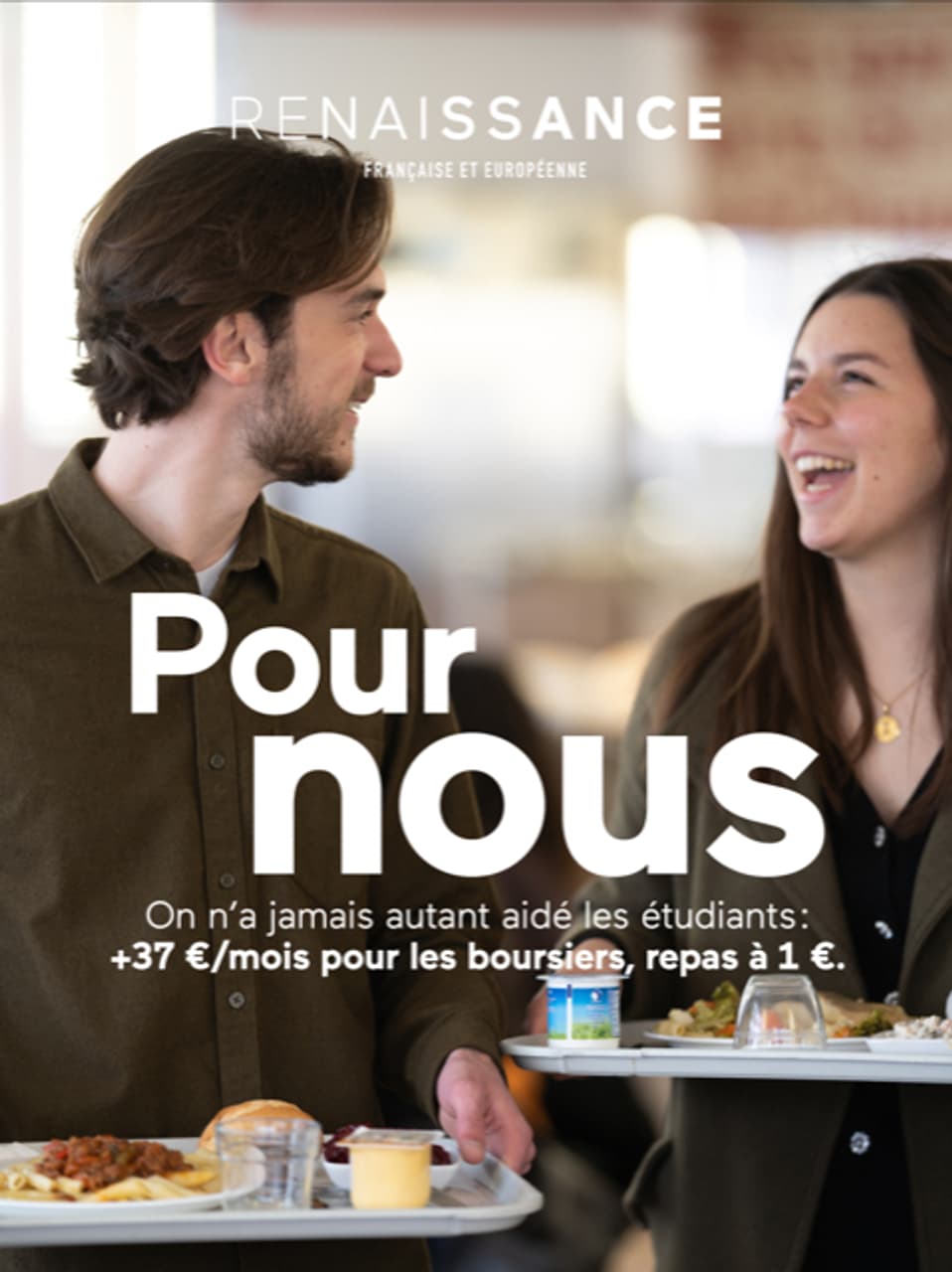 "Pour nous": la campagne d'affichage de Renaissance qui vante les ...