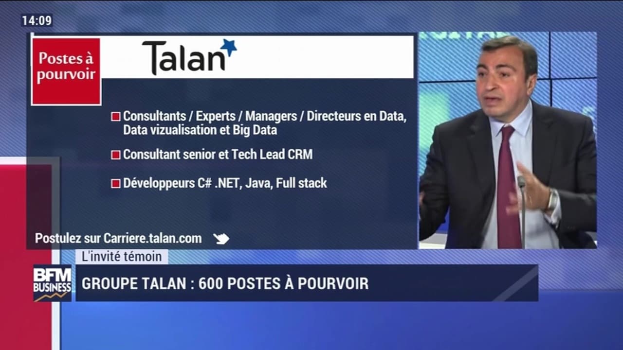 Groupe Talan : 600 postes à pourvoir - 13/06