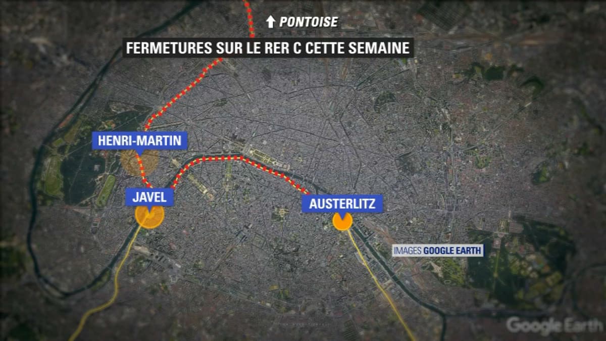Nouvelle portion de travaux sur le RER C, trafic quasiment à l'arrêt ...