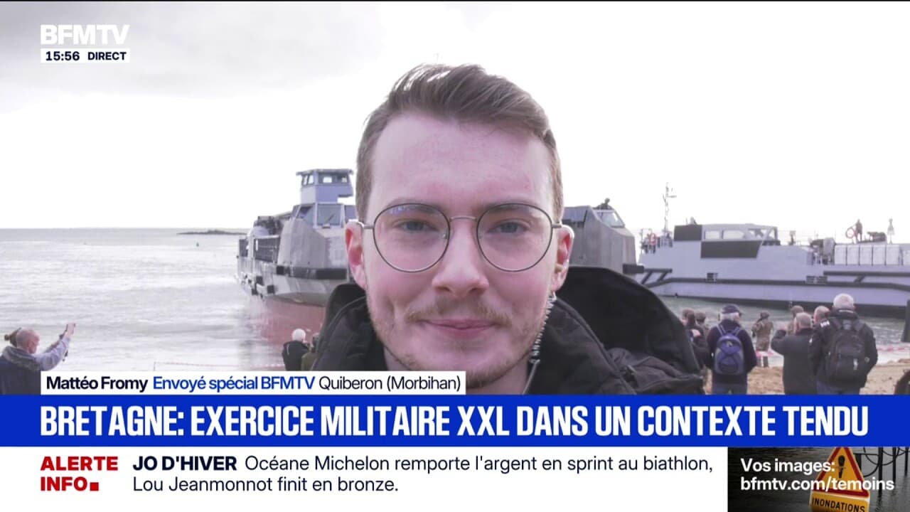 En Bretagne, se tient l'opération Orion 26, le plus grand exercice ...