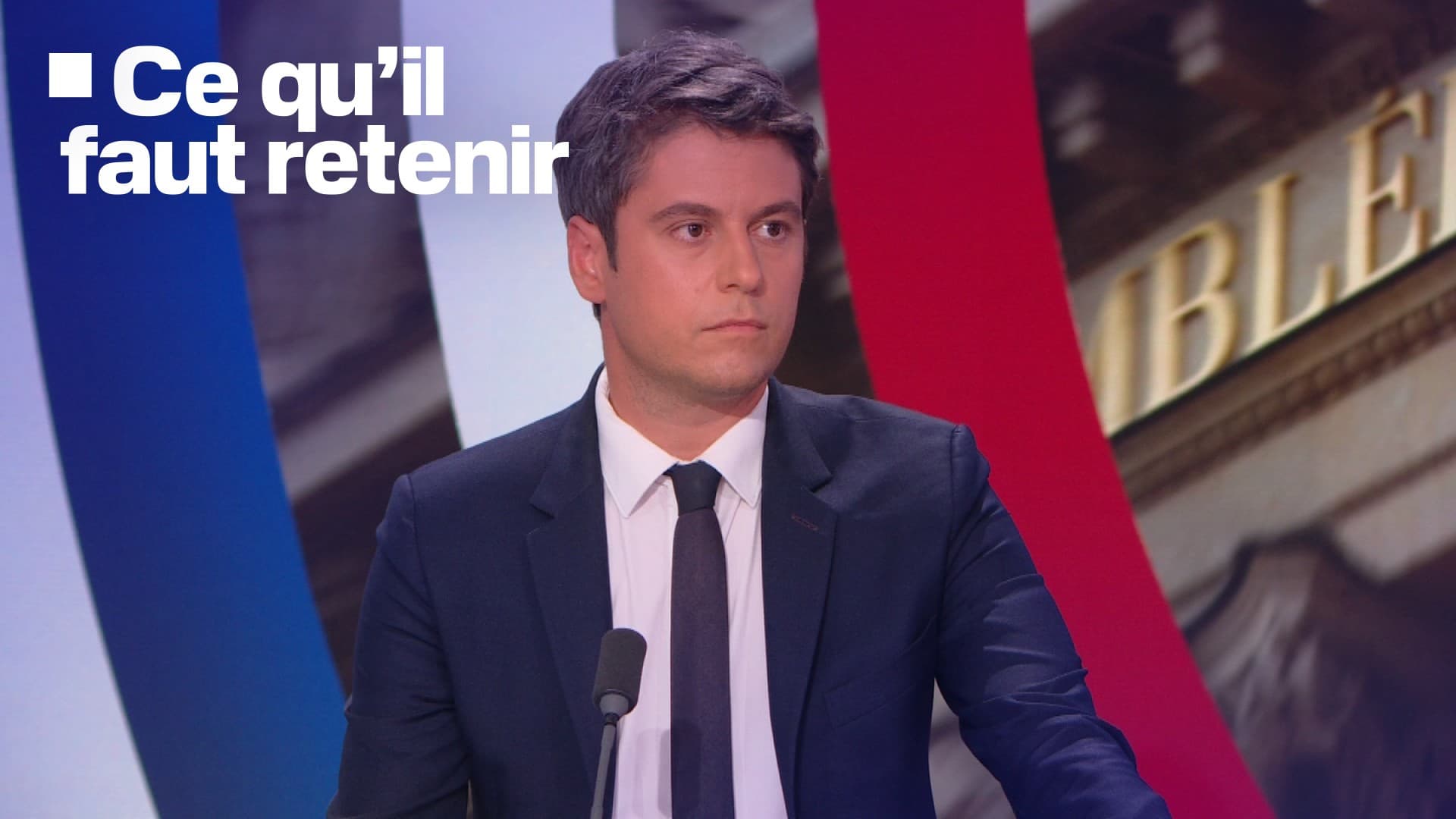 "Trois blocs", antisémitisme: ce qu'il faut retenir de l'interview de Gabriel Attal sur BFMTV