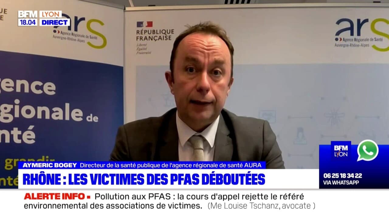 Pollution aux Pfas dans le Rhône: les victimes déboutées en appel