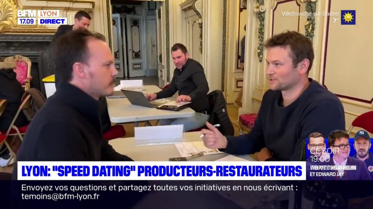 Lyon: un "speed meeting" entre producteurs et restaurateurs