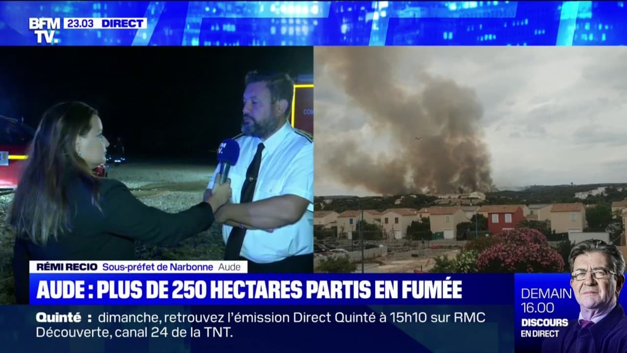 Incendie dans l'Aude: "Le feu est désormais fixé", annonce le sous ...