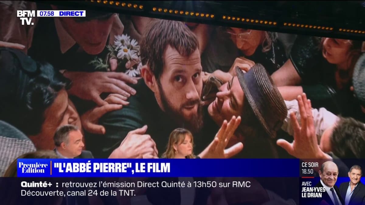 Le film "L'abbé Pierre, une vie de combats", avec Benjamin Lavernhe, sort ce mercredi 8 novembre ...