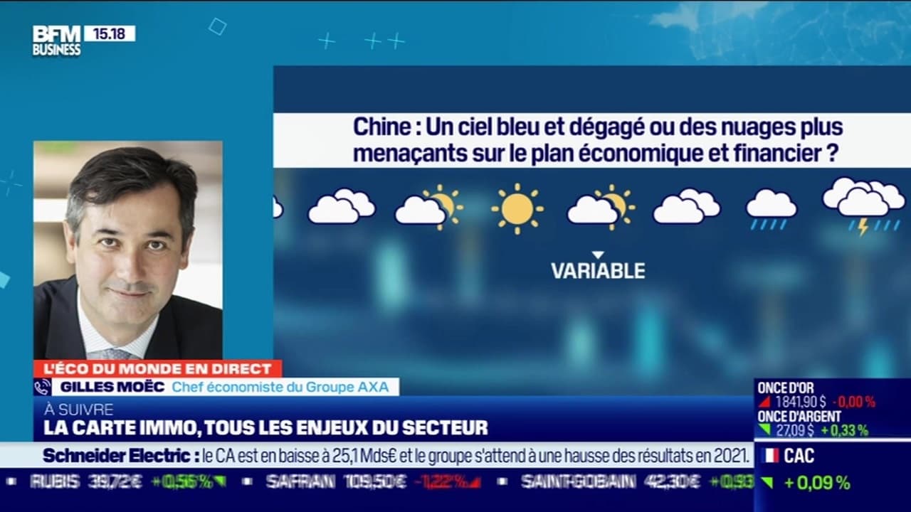 Gilles Moëc (AXA) : Un ciel bleu et dégagé ou des nuages plus menaçants ...