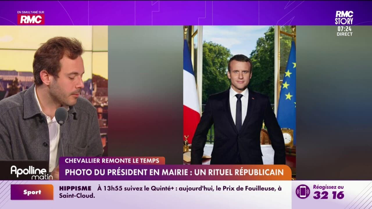 Bally Bagayoko décroche le portrait d’Emmanuel Macron à Saint-Denis ...