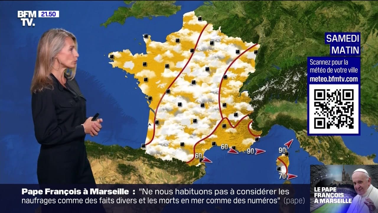 La météo pour ce samedi 23 septembre 2023
