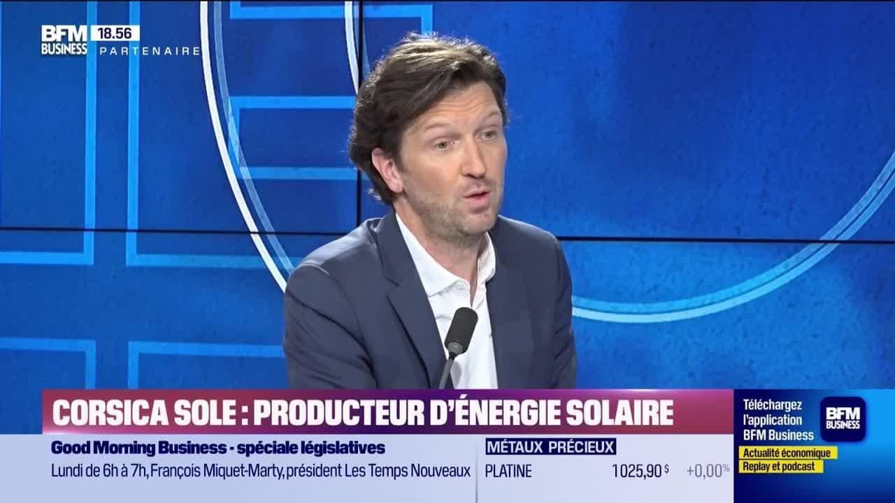 Michael Coudyser (Corsica Sole) : Producteur d'énergie solaire - 06/07