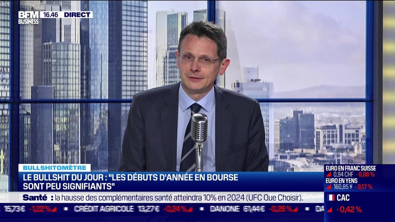 Bullshitomètre : "les débuts d'année en Bourse sont peu signifiants ...
