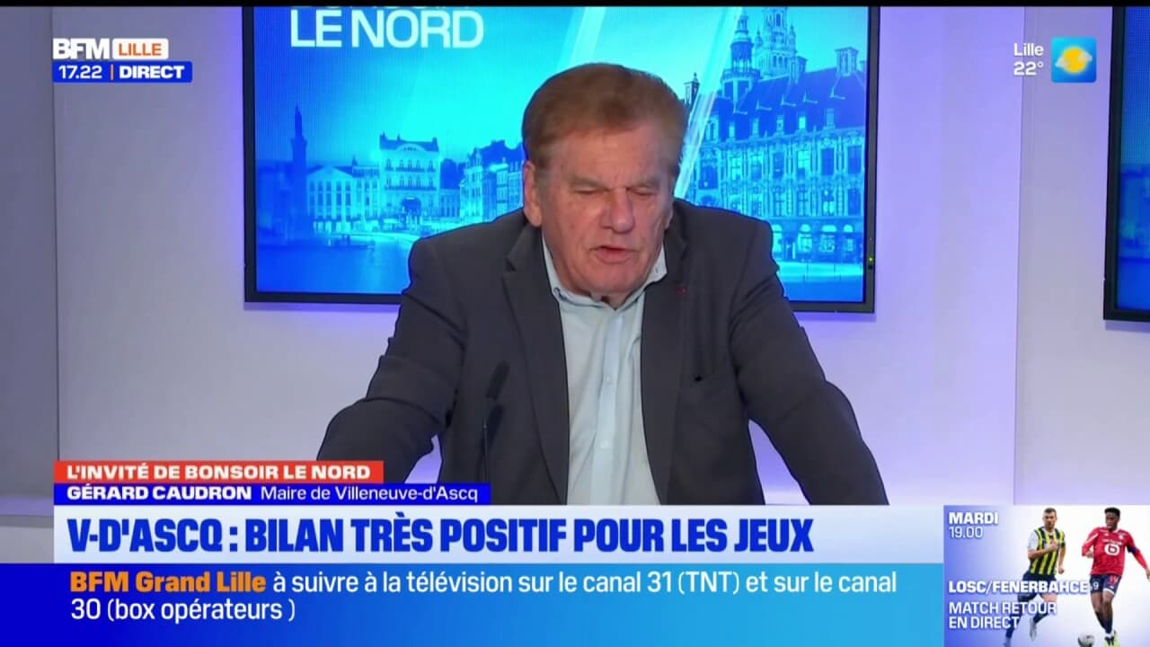 JO 2024: Gérard Caudron évoque l'héritage des Jeux à Villeneuve-d'Ascq