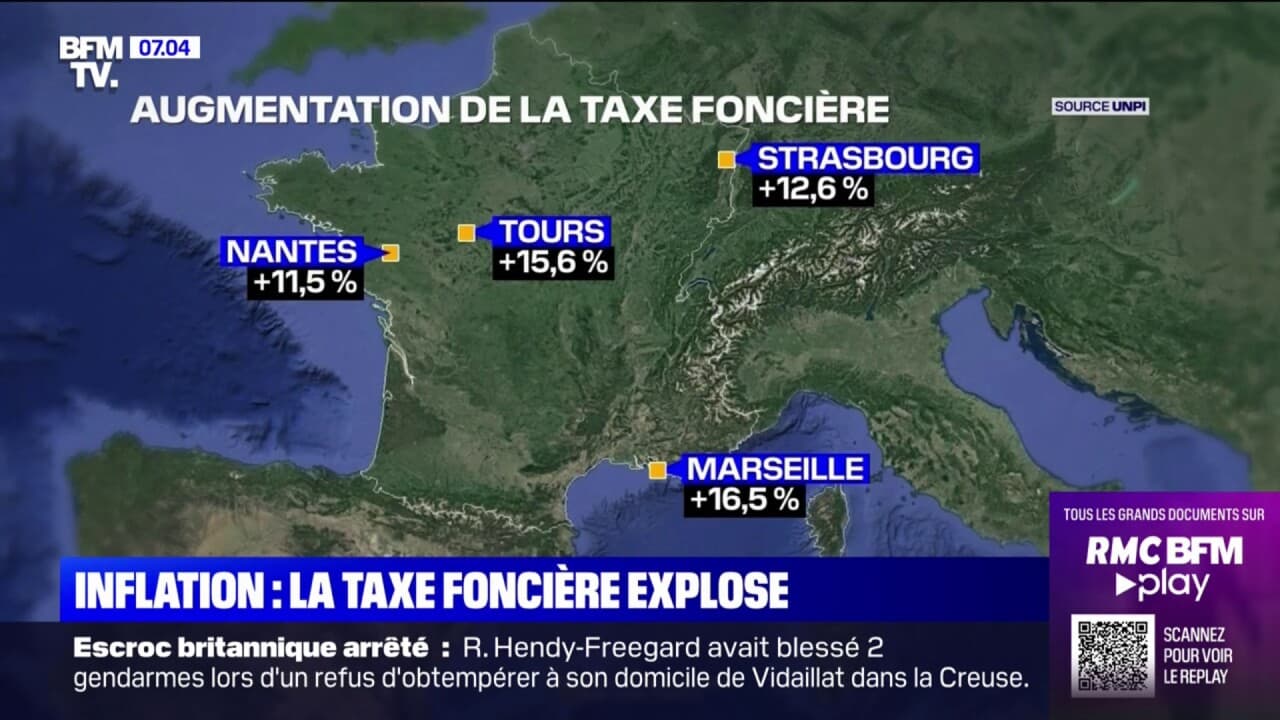 Inflation: la taxe foncière explose Inflation: la taxe foncière explose