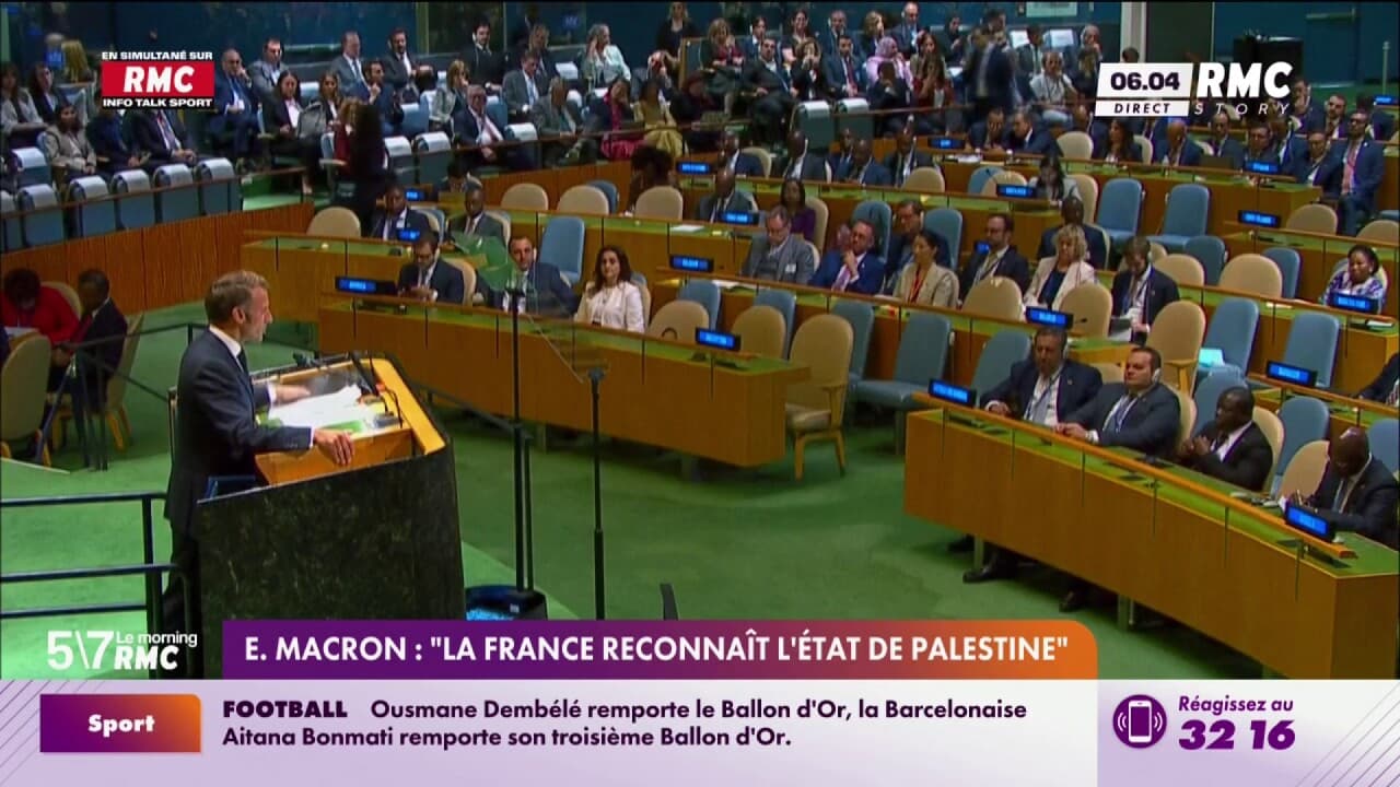 Emmanuel Macron : "la France reconnaît l'Etat de Palestine"