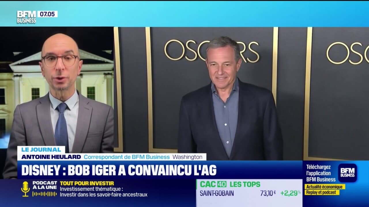 Disney : Bob Iger a convaincu l'AG