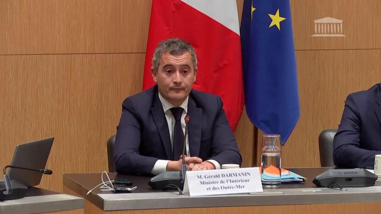 Audition de Gérald Darmanin à l'Assemblée sur la loi immigration: le ...