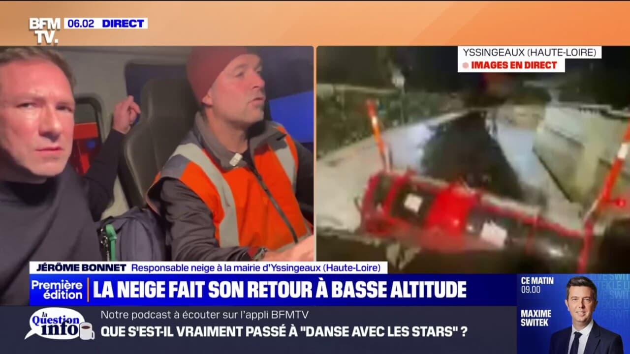 La neige de retour en Haute-Loire