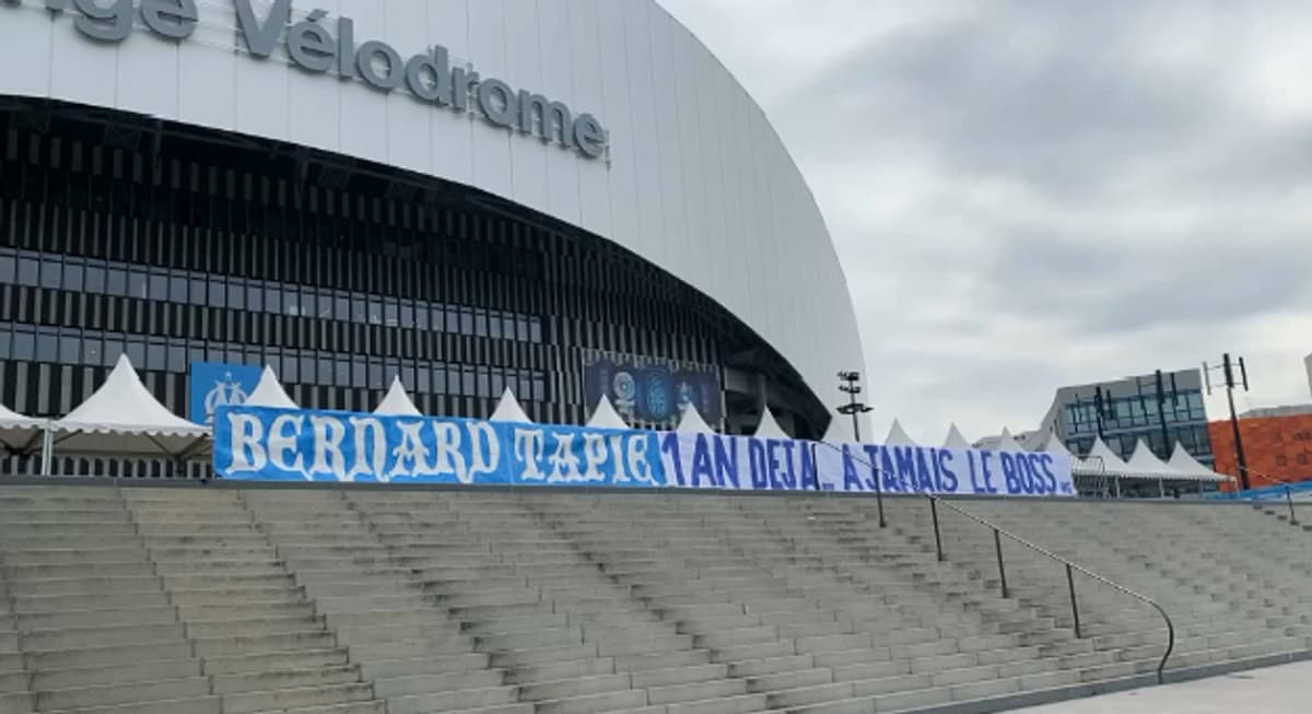 OM: "À jamais le boss", la jolie banderole déployée au Vélodrome par ...