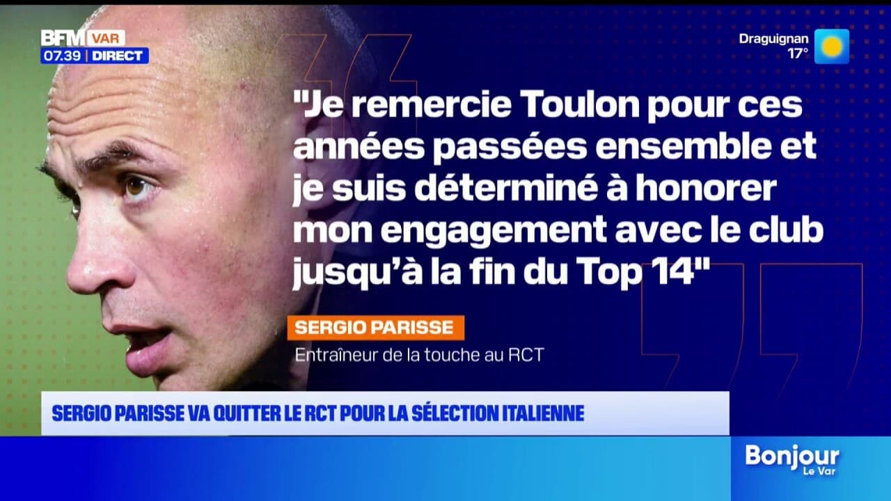 Sergio Parisse va quitter le RCT à la fin de la saison pour rejoindre ...