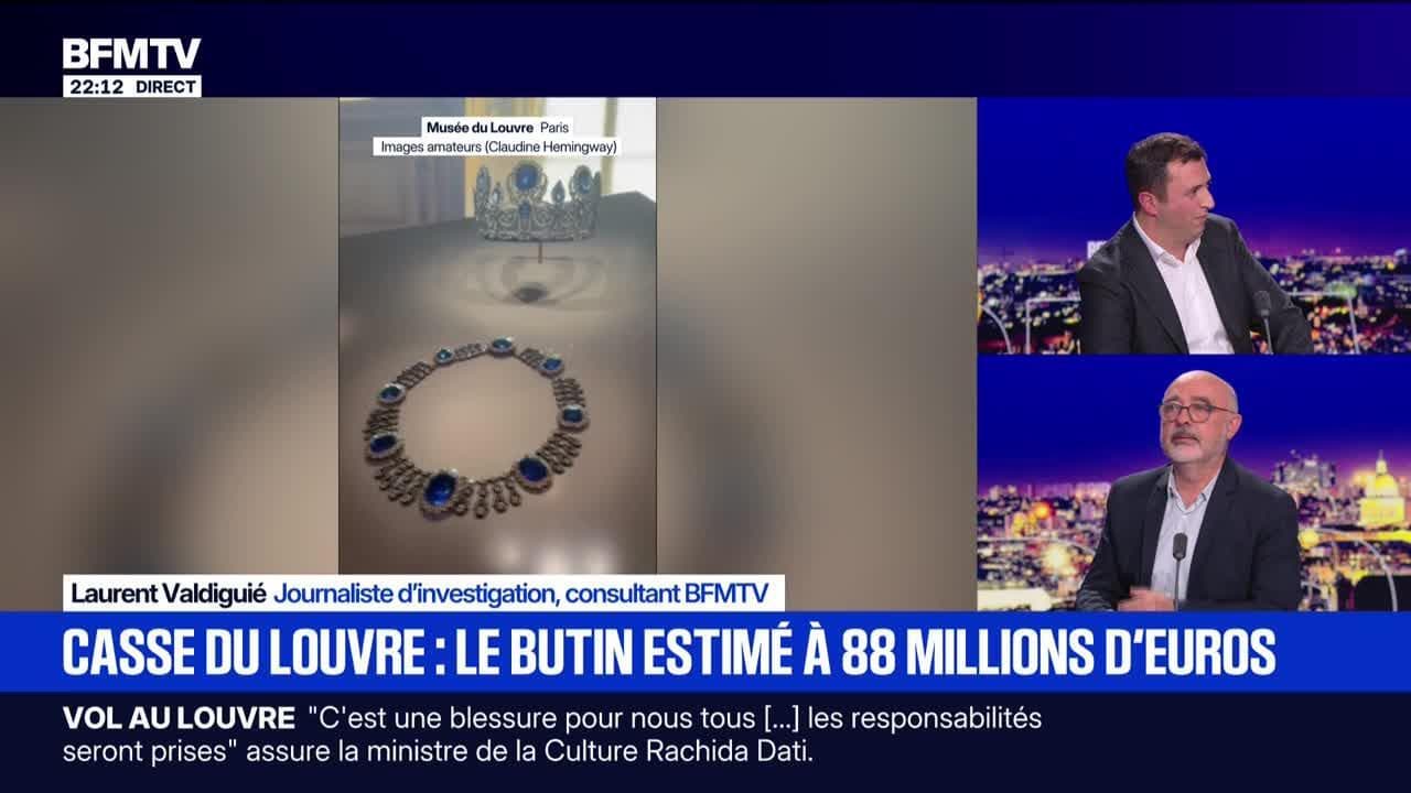 Casse du Louvre : le butin estimé à 88 millions d’euros - 21/10